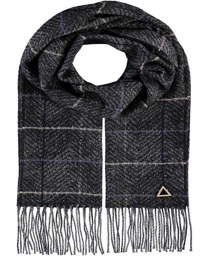 V. Fraas Men's Windowpane Scarf - Macy's