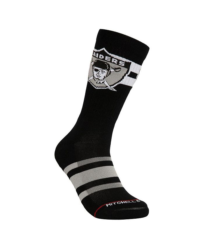Mitchell & Ness Men's and Women's Las Vegas Raiders Lateral Crew Socks ...