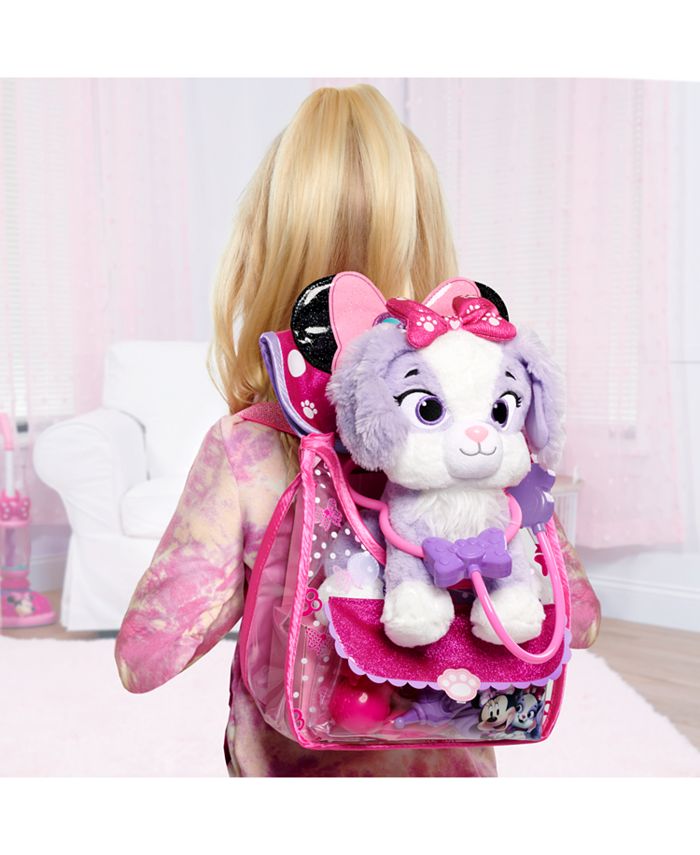 Minnie Mouse Disney Junior On-The-Go Pet Vet Backpack Set, Dress Up and ...