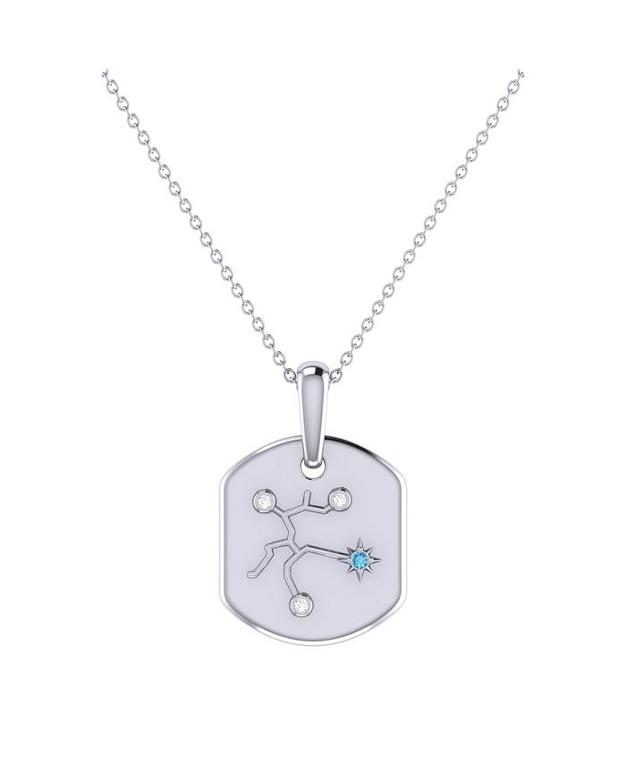 LuvMyJewelry Sagittarius Archer Design Sterling Silver Topaz Stone ...