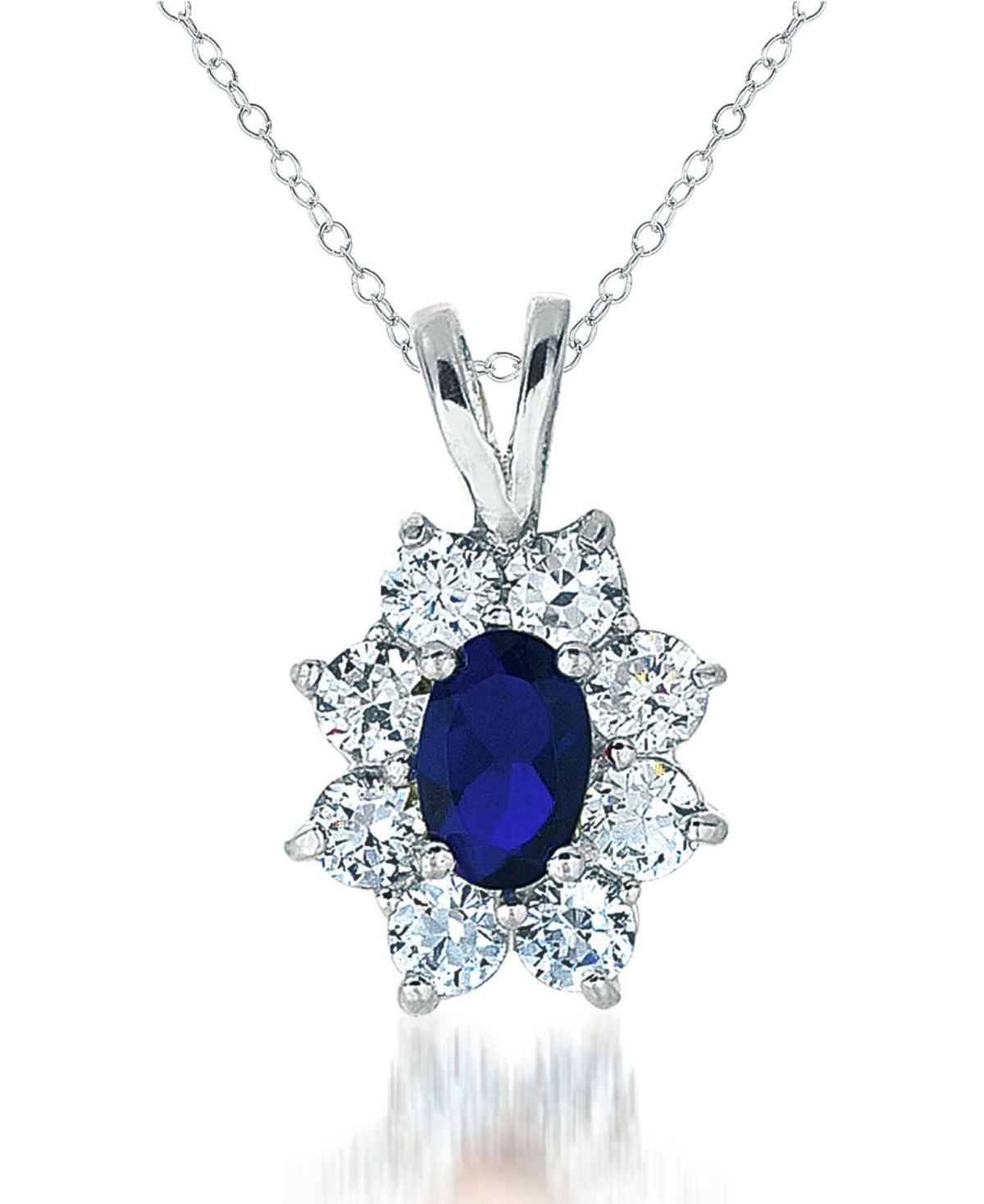 Click here for Sterling Silver Flower Shape Cubic Zirconia Drop P... prices