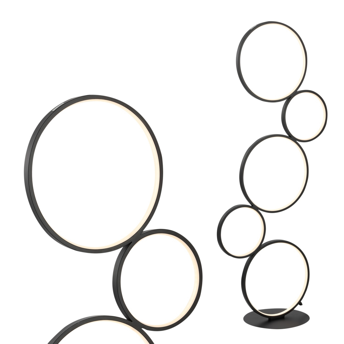 Click here for Jonathan Y Pluto Stacked Circles Contemporary Mode... prices