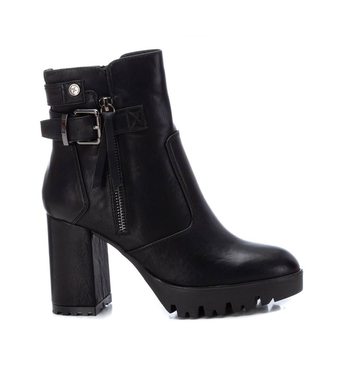 Click here for Xti Womens Platform Booties By - Black prices