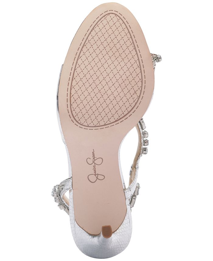 Jessica Simpson Women's Jaycin Barely-There Rhinestone Evening Sandals ...