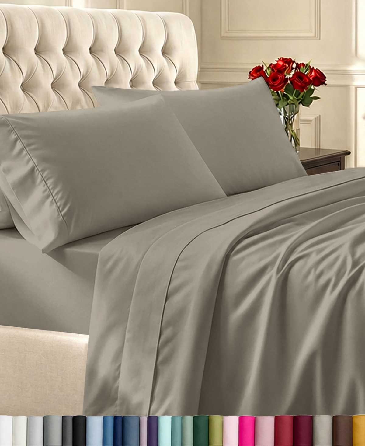 Click here for Soft Cotton Sheet Set - 400 Thread Count 100 Cotto... prices
