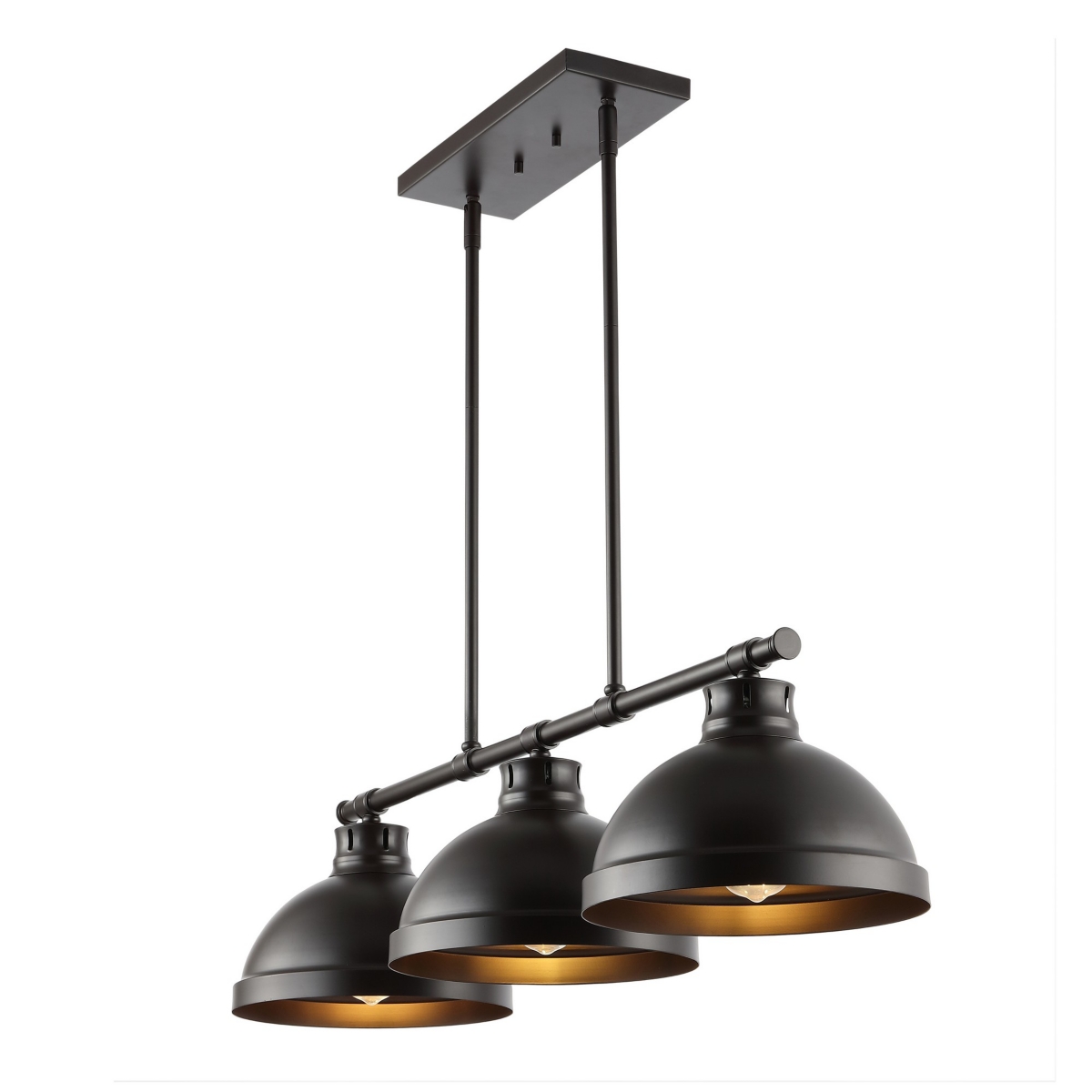 Click here for Asher Industrial Farmhouse Iron Linear Led Pendant... prices