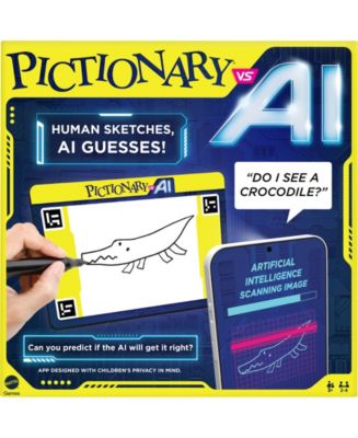 Mattel Games Pictionary Vs AI Family Game For Kids Adults Using ...