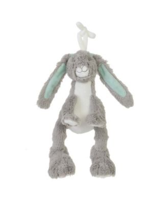 Rabbit Twine Grey Activity Toy by Happy Horse 8 Inch Plush Animal Toy ...