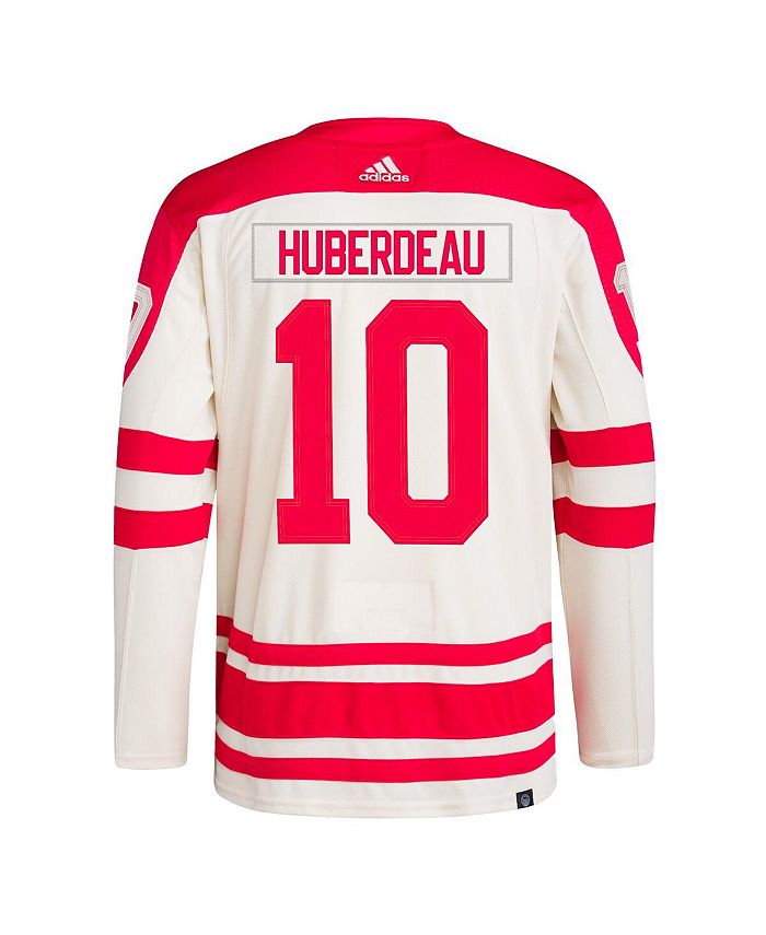 adidas Men's Jonathan Huberdeau Cream Calgary Flames 2023 NHL Heritage ...