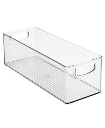 mDesign Plastic Stackable Kitchen Organizer Storage Bin - Macy's