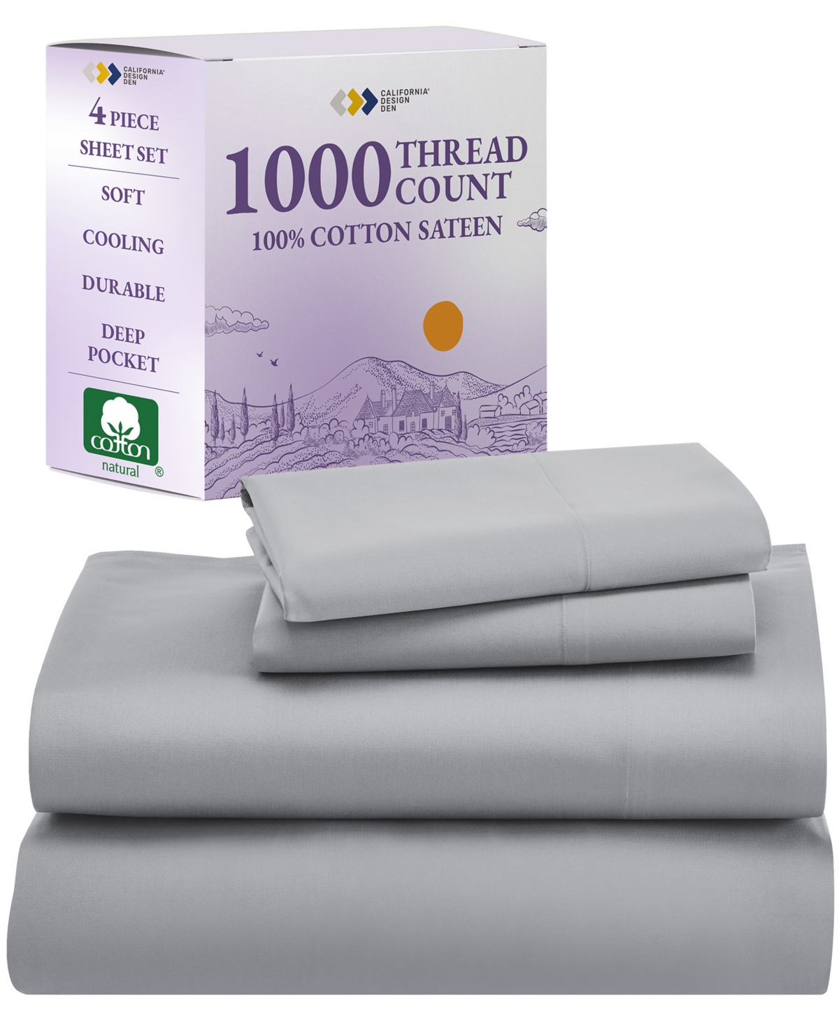 Click here for Luxury 1000 Thread Count Bed Sheets Set - 100 Cott... prices