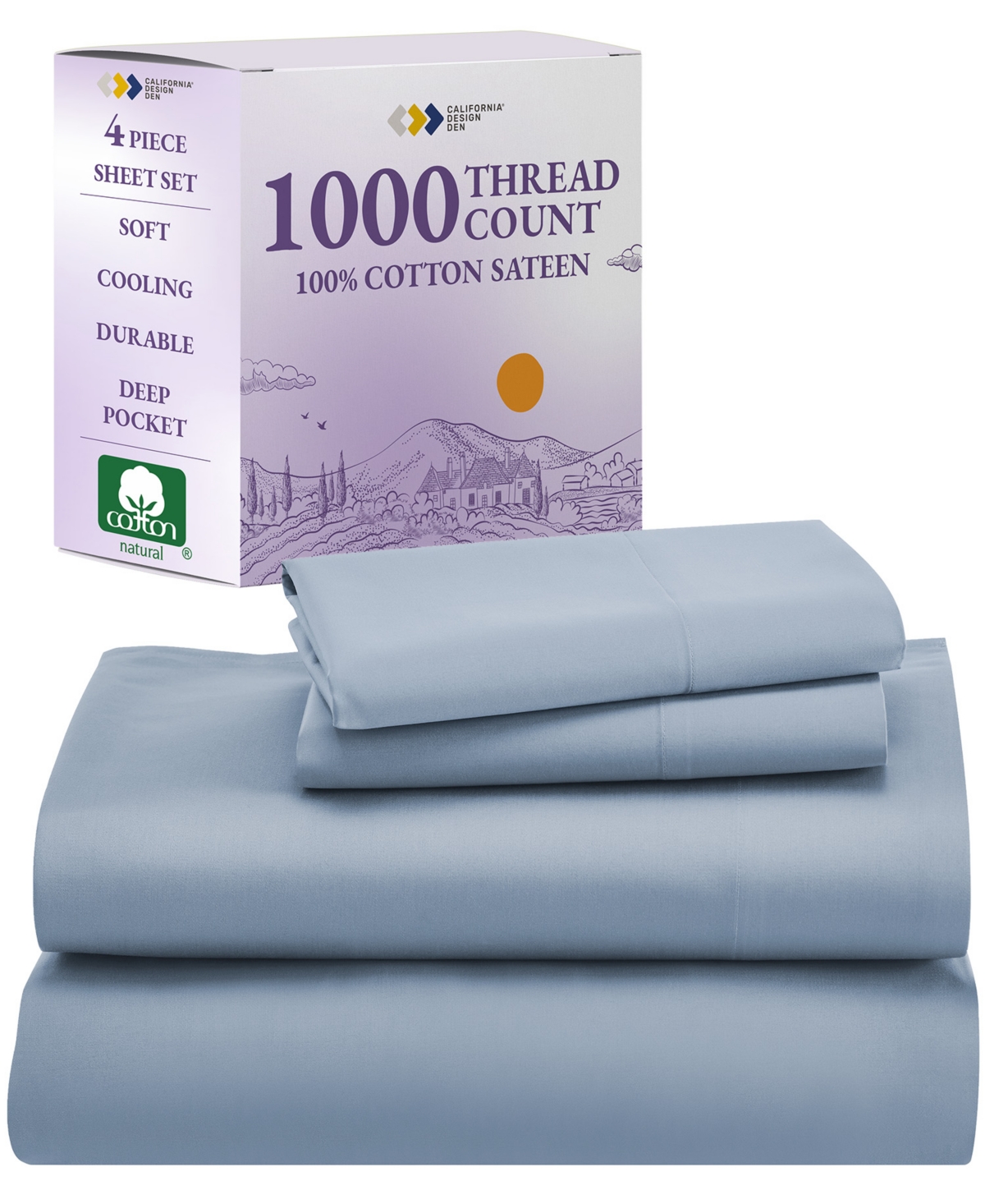 Click here for Luxury 1000 Thread Count Bed Sheets Set - 100 Cott... prices