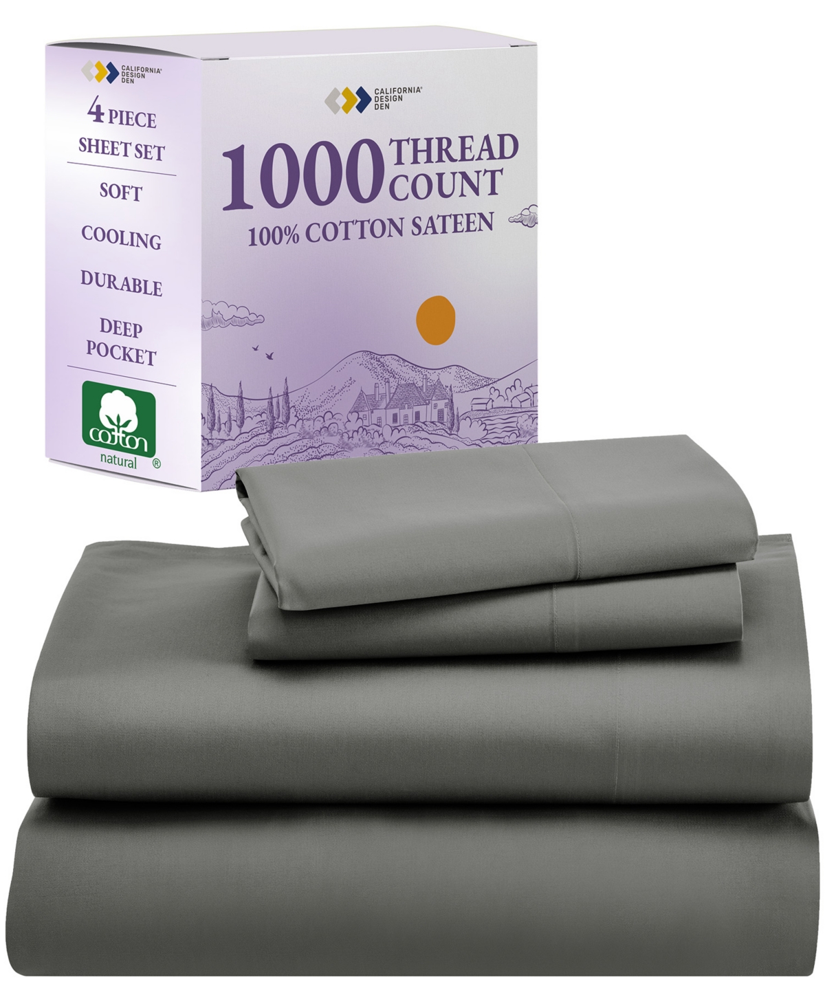 Click here for Luxury 1000 Thread Count Bed Sheets Set - 100 Cott... prices