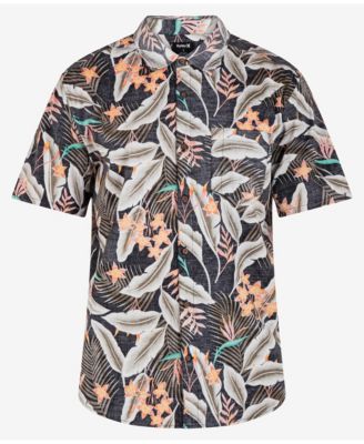 Hurley Men's One And Only Lido Stretch Short Sleeve Shirt - Macy's