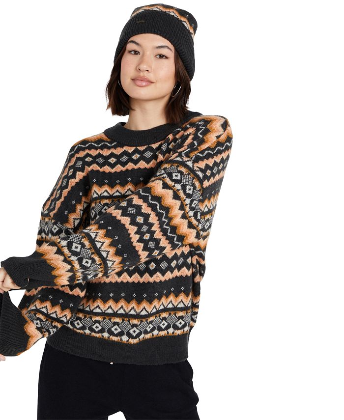 Volcom Juniors' Not Fairisle Sweater - Macy's