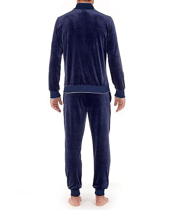 HOM USA Men's Catane Cotton Velvet Zip Jackets - Macy's