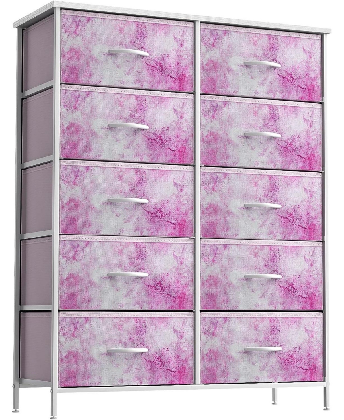 Click here for Sorbus 10 Drawers Storage Dresser - Tie dye pink prices
