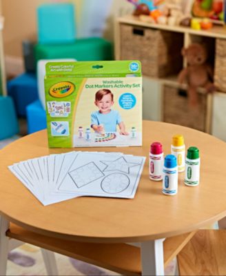 Crayola Washable Dot Markers Activity Set, 30 Toddler Coloring Pages 4 ...