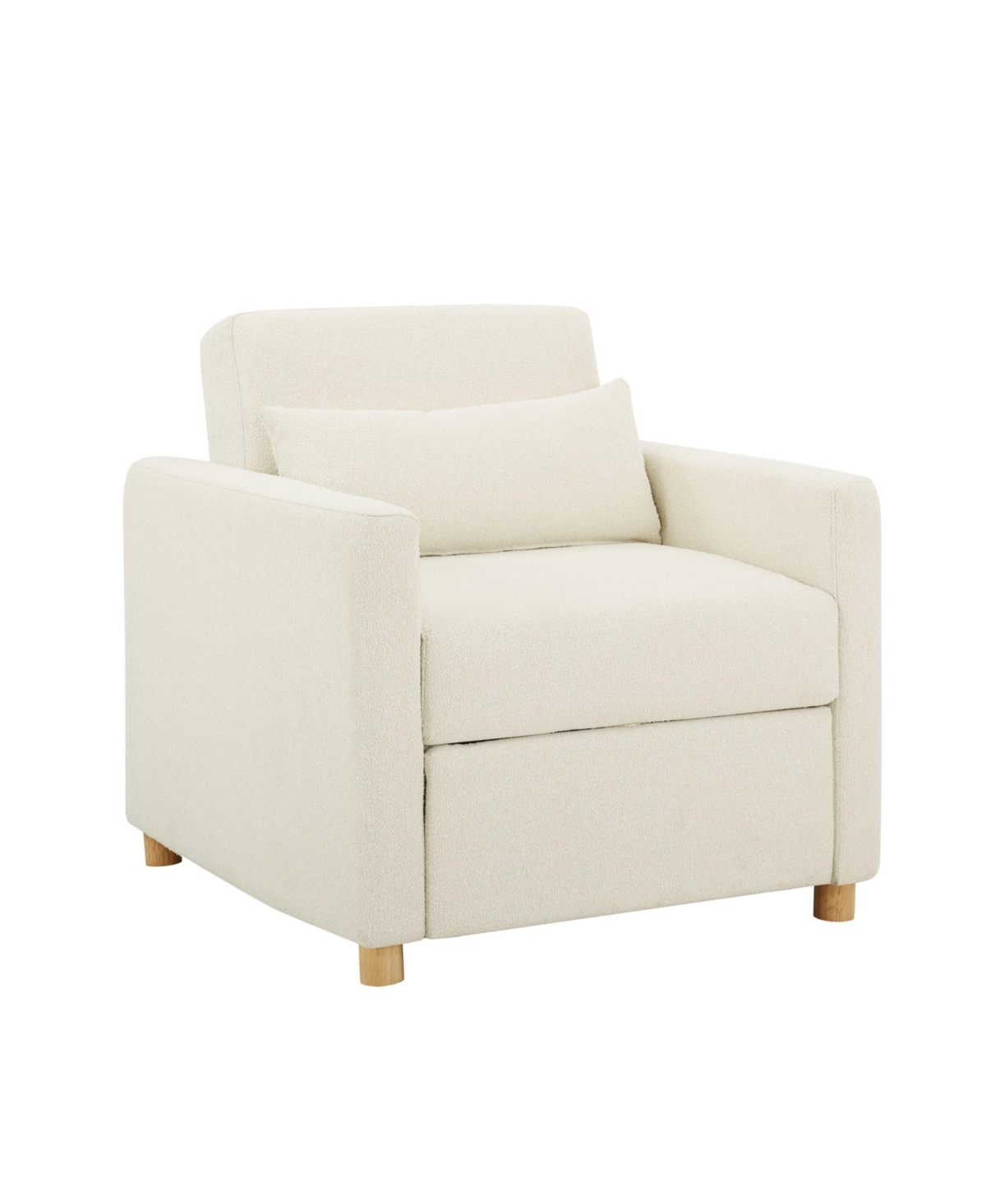 Click here for Serta Ivar 36 Convertible Chair - Ivory prices
