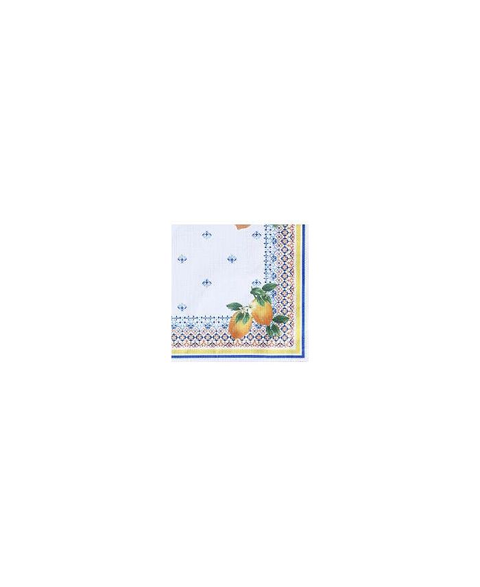 Elrene Capri Lemon Placemat, Set of 4, 13" x 19" - Macy's