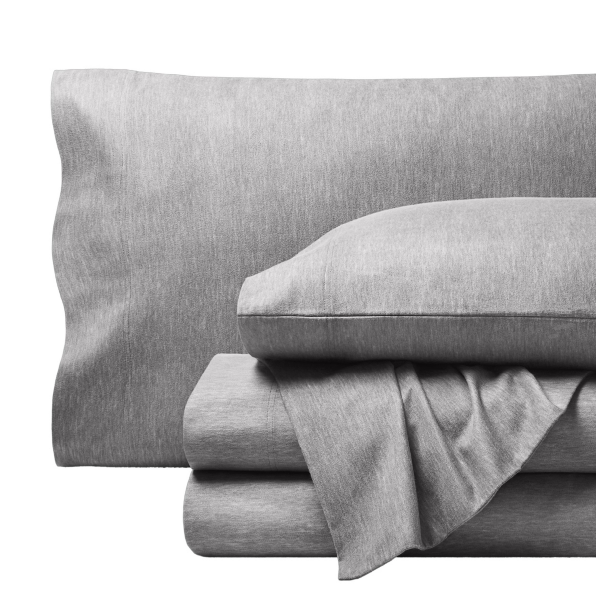 Click here for Bare Home Cotton Flannel Sheet Set - Heather light... prices
