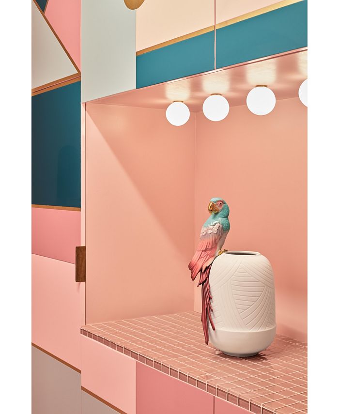Lladró Macaw Bird Vase - Macy's