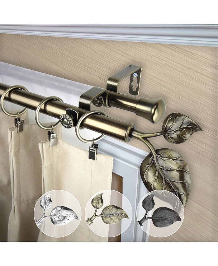 Rod Desyne Ivy 13/16" Double Curtain Rod 28-48" - DNU - Macy's
