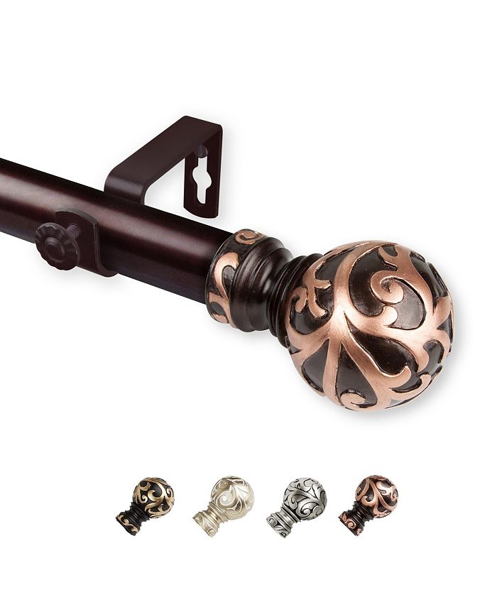 Rod Desyne Cypress 1" Curtain Rod 48-84" - Macy's
