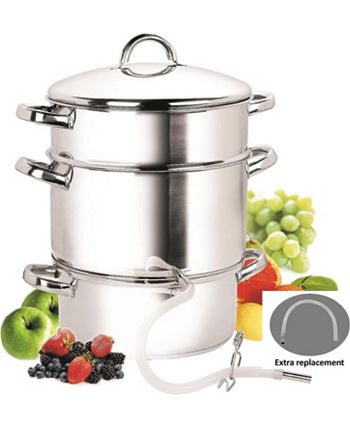 Cook N Home 11-Quart Stainless Steel Basics Canning Juice Steamer ...