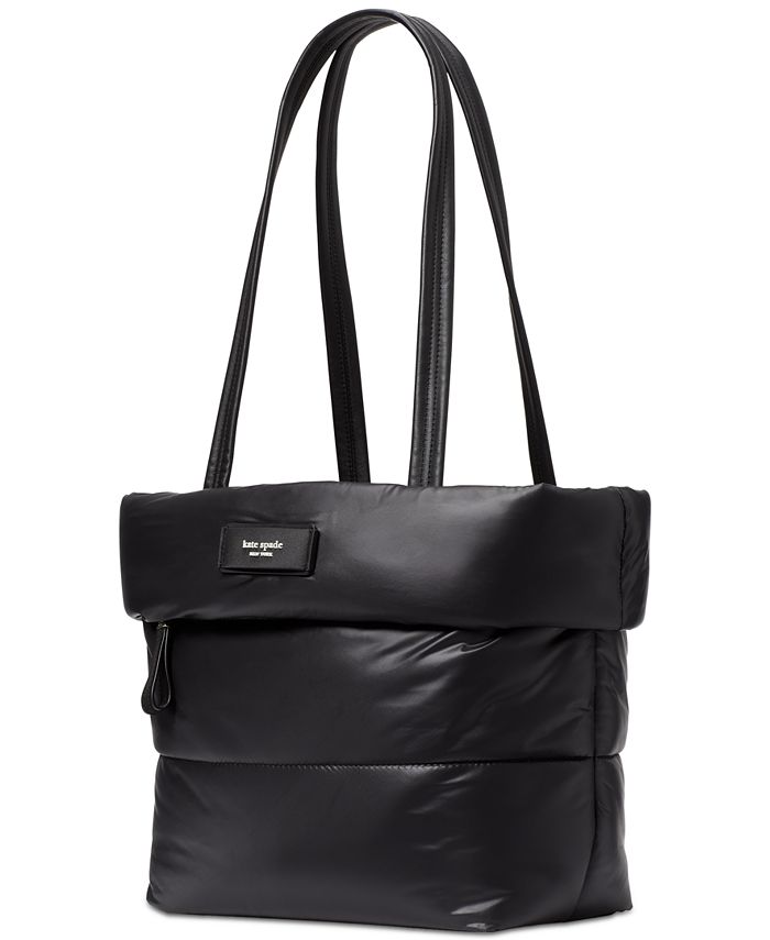 kate spade new york Puffed Puffy Fabric Small Tote - Macy's
