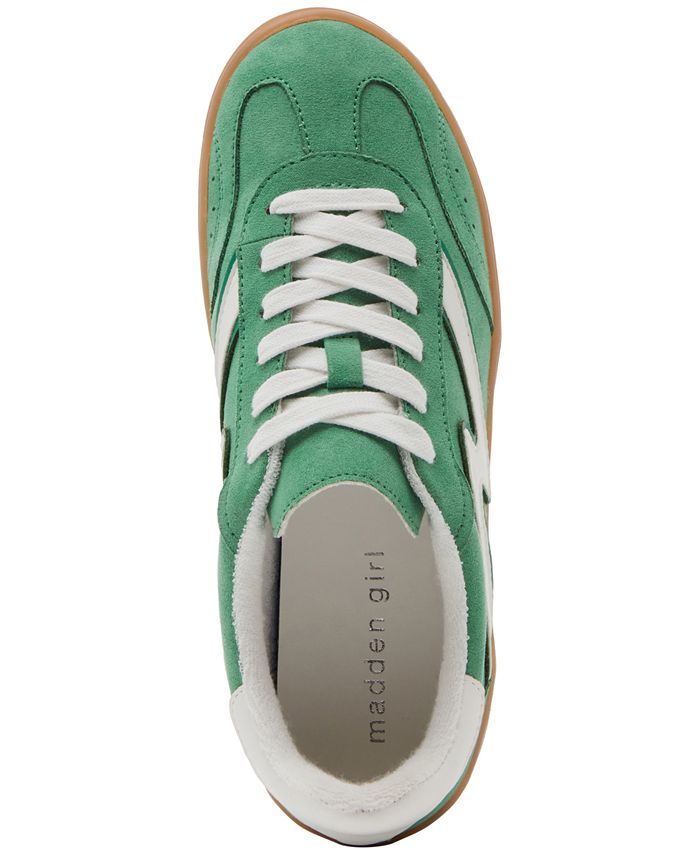 Madden Girl Giia Lace-Up Low-Top Sneakers - Macy's