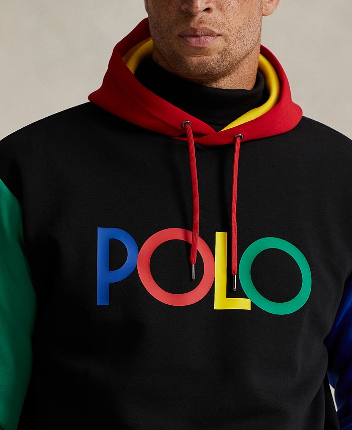 Polo Ralph Lauren Men's Big & Tall Colorblocked Logo Hoodie - Macy's