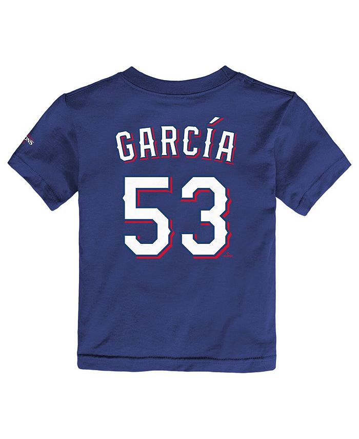 Nike Toddler Boys and Girls Adolis Garcia Royal Texas Rangers 2023 ...