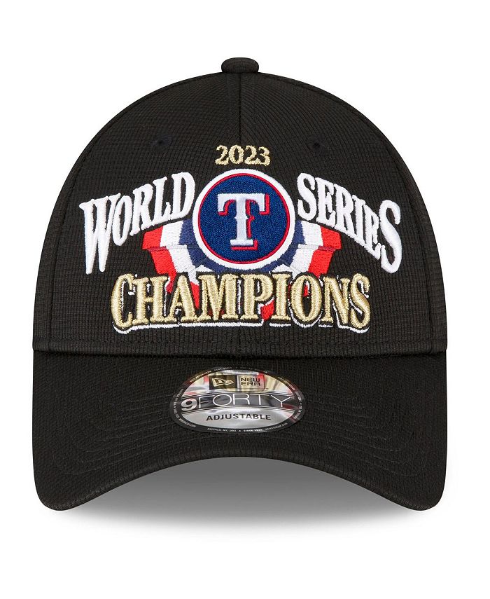 New Era Men's Black Texas Rangers 2023 World Series Champions Locker ...