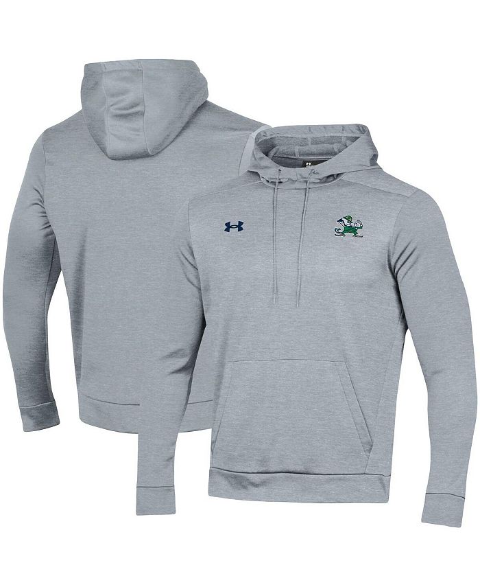 Under Armour Men's Heather Gray Notre Dame Fighting Irish Leprechaun ...