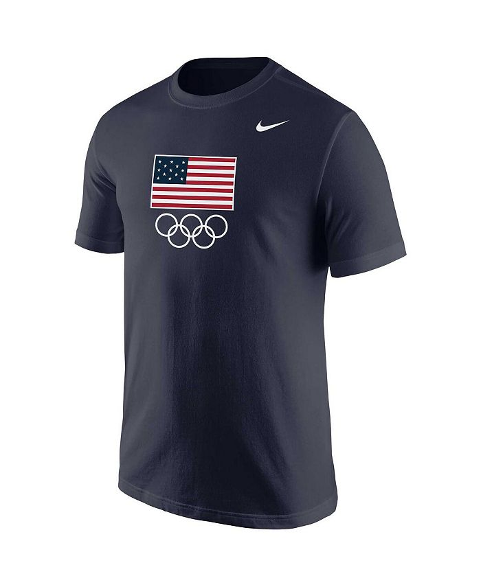 Nike Men's Navy Team USA Olympic Rings Core T-shirt - Macy's
