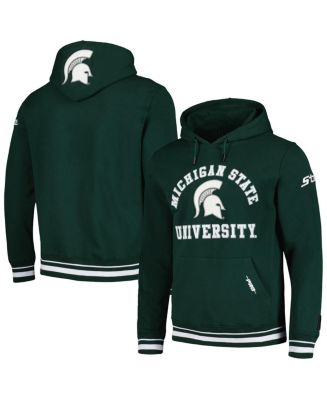Men's Pro Standard Green Michigan State Spartans Classic Stacked Logo ...