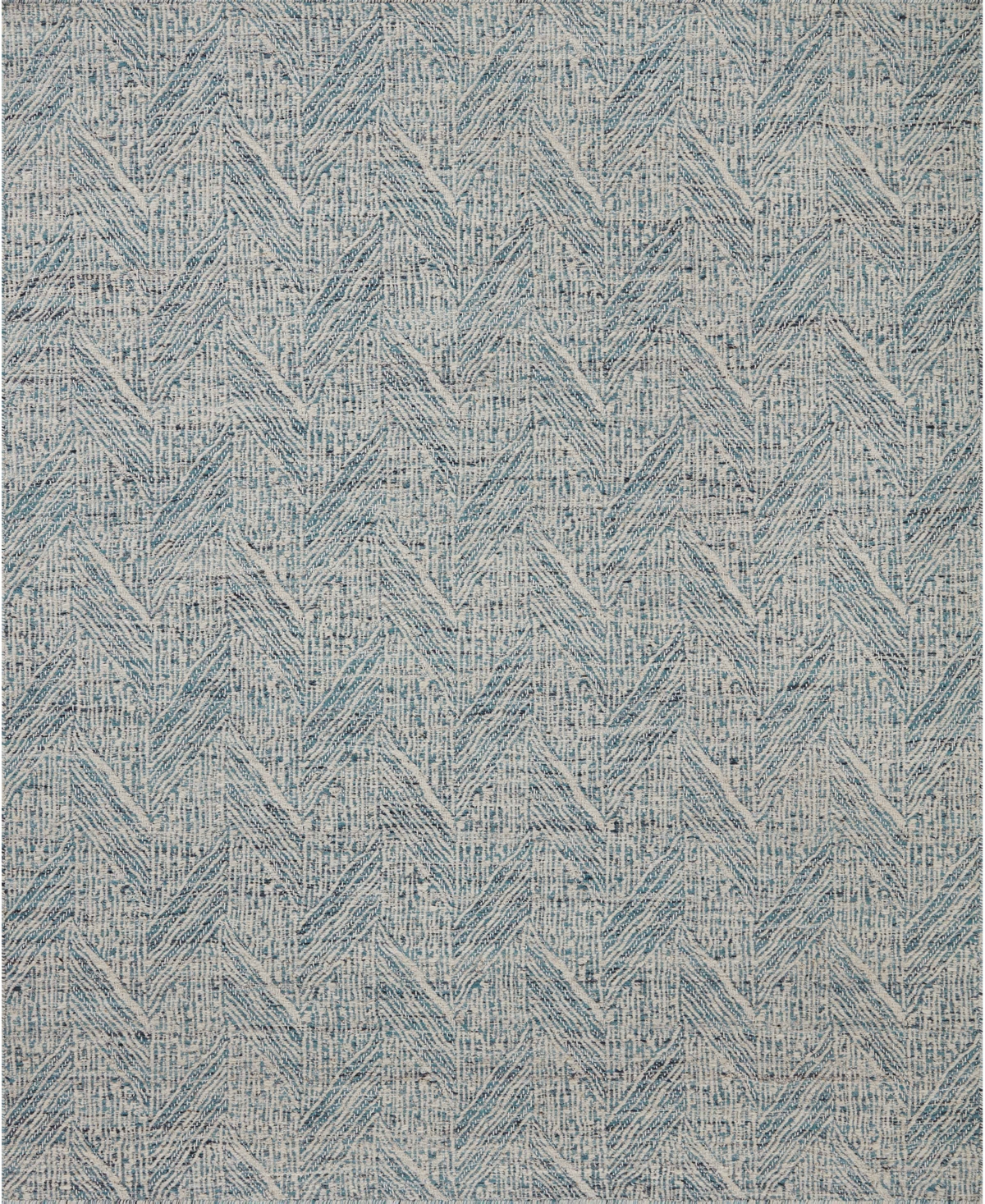 Click here for Loloi Raven Rav-01 86 x 116 Area Rug - Blue  Ivory prices