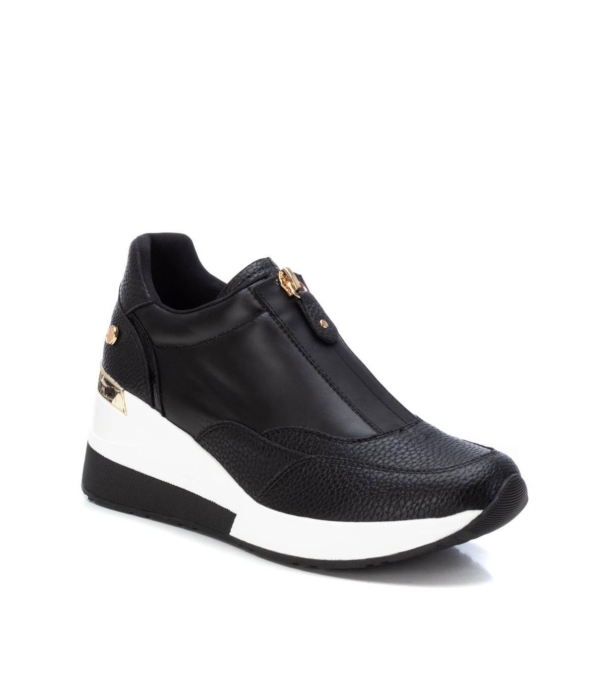 Click here for Womens Wedge Sneakers By Xti - Black prices
