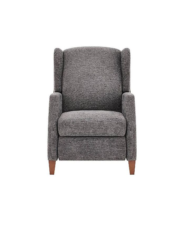 COLAMY Wingback Fabric Push Back Recliner with Rivet Detailing - Macy's