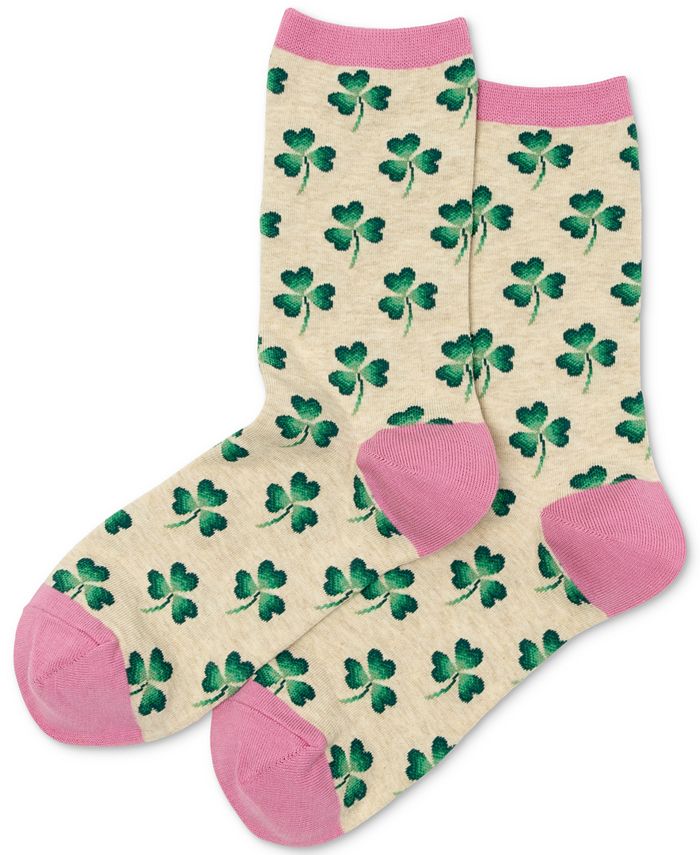 Hot Sox Women's Clover Seamless Crew Socks - Macy's