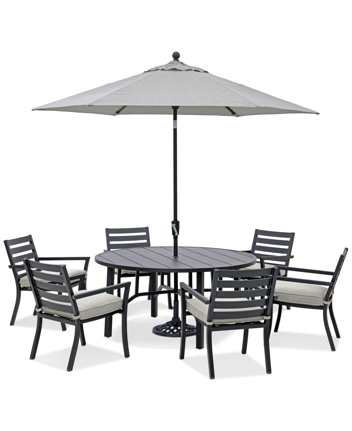 Click here for Astaire Outdoor 7-pc Dining Set (60 round table +... prices