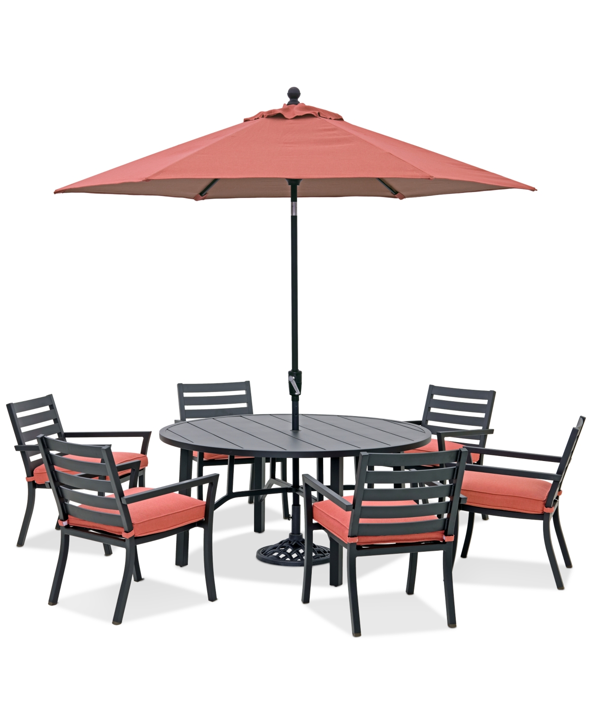 Click here for Astaire Outdoor 7-pc Dining Set (60 round table +... prices