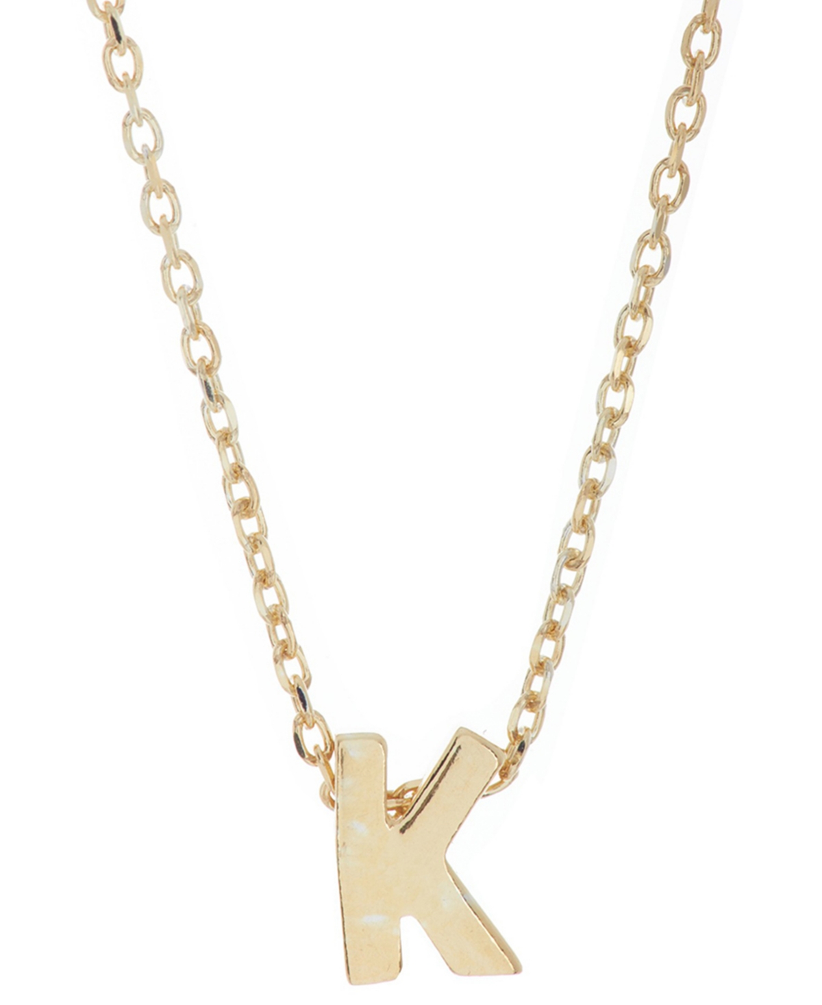 Click here for Adornia 14k Gold-Plated Mini Initial Pendant Neckl... prices