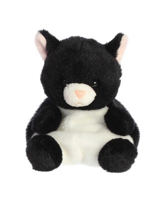 Aurora Mini Cricket Cat Palm Pals Adorable Plush Toy Black 5" - Macy's