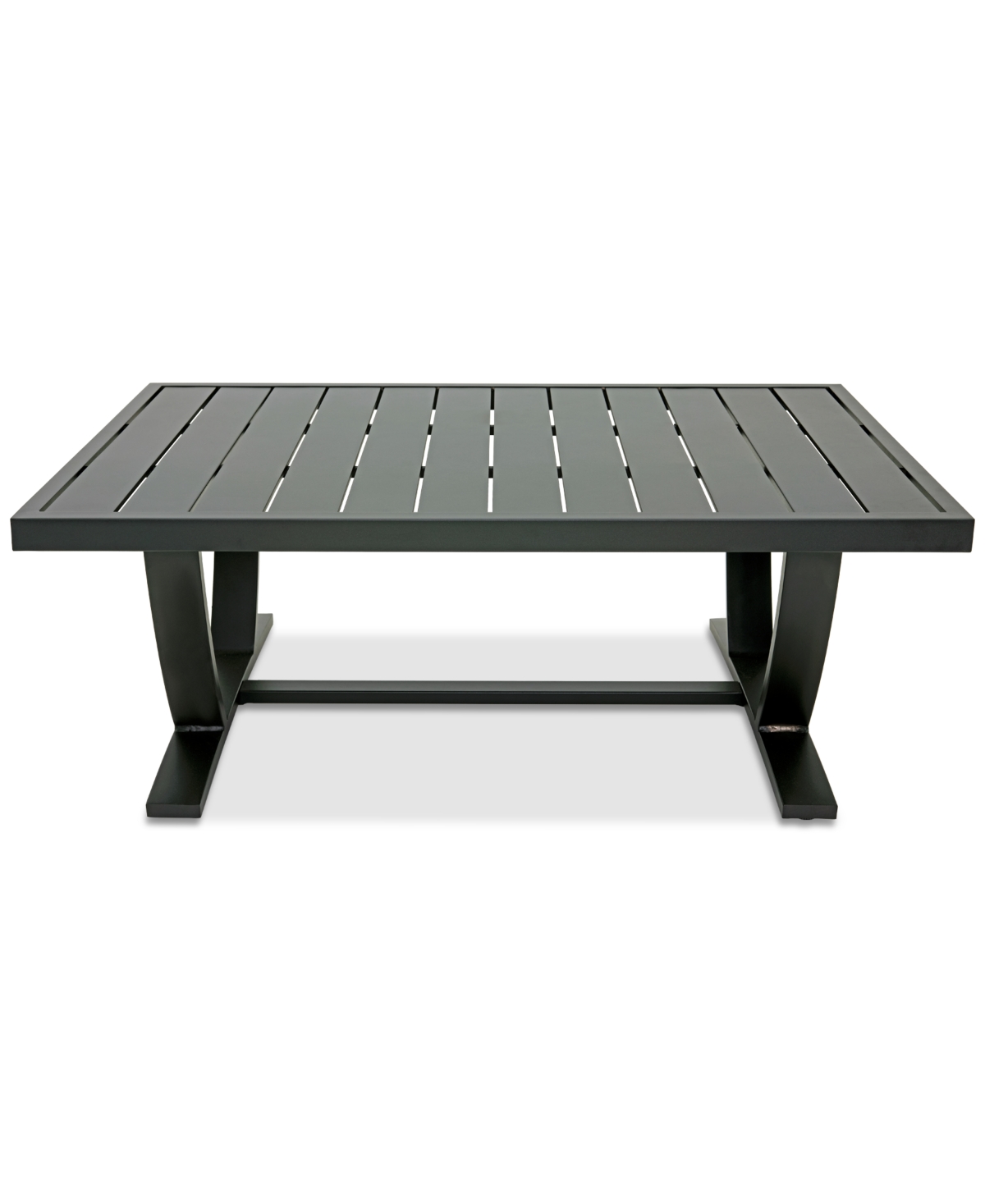 Click here for Astaire 48 x 32 Rectangle Outdoor Slat Top Coffee... prices