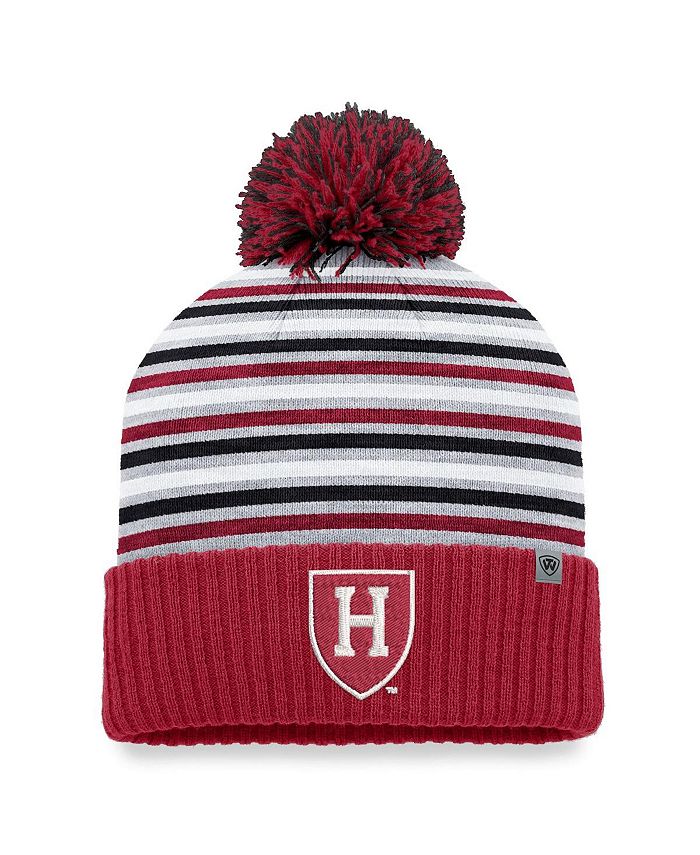 Top of the World Men's Crimson Harvard Crimson Dash Cuffed Knit Hat ...
