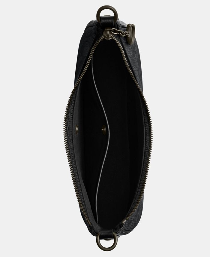 COACH Coated Canvas Signature Mira Shoulder Bag - Macy's