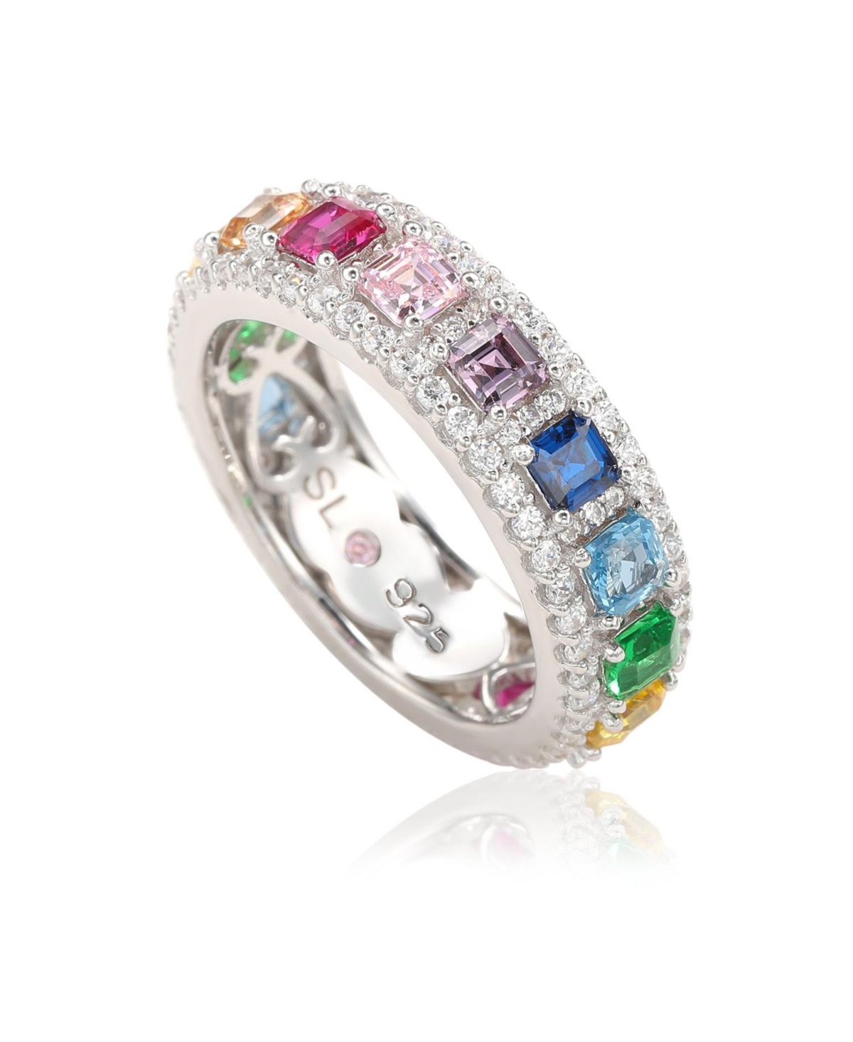 Click here for Suzy Levian Sterling Silver Cubic Zirconia Modern... prices
