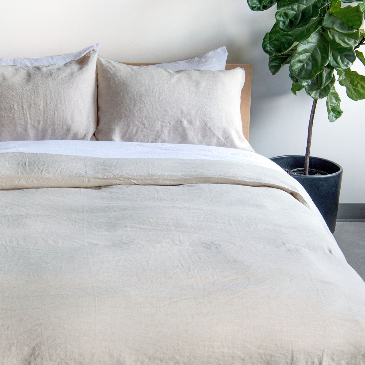 Click here for 100 French Linen Duvet Cover & Sham Set - Full/Que... prices